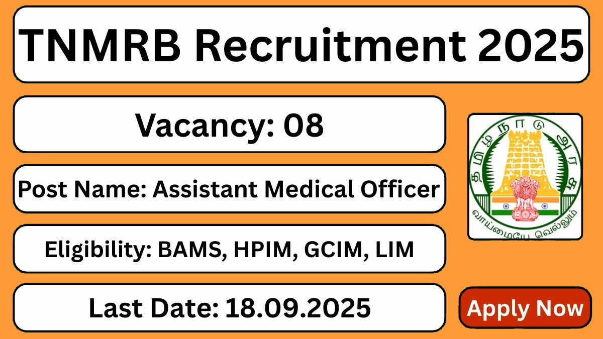 TN MRB Recruitment 2025 – Apply Online for Latest Medical Vacancies ...